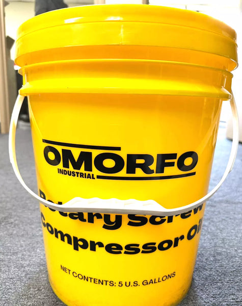 Full Synthetic Rotary Air Compressor Lubricant Oil OEM Compatible, 5 G ...